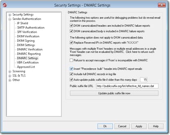 How do I enable DMARC and configure records?