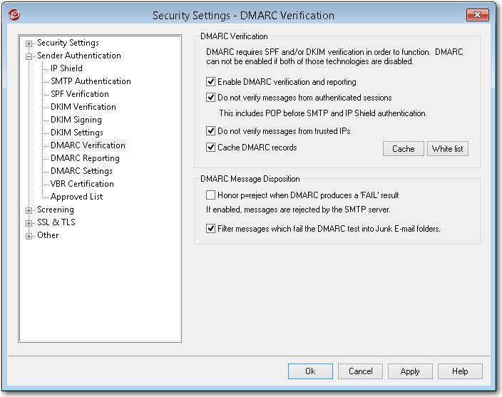 How do I enable DMARC and configure records?