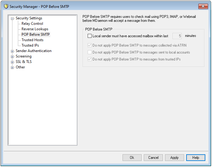 What are the recommended Security, Dynamic Screening, Spam Filter, and AntiVirus Settings in ...