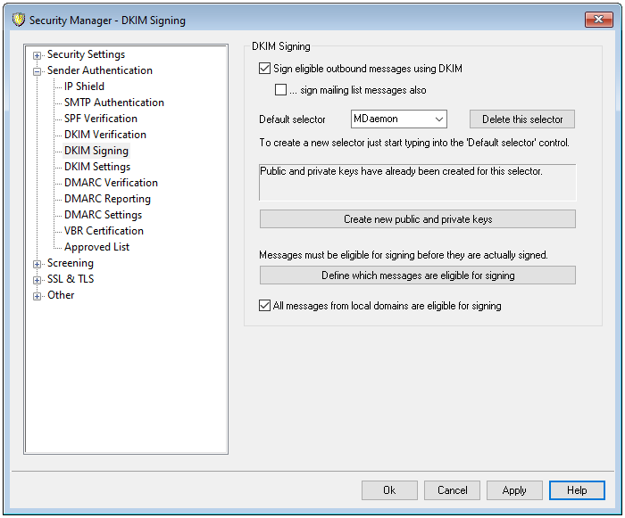 What are the recommended Security, Dynamic Screening, Spam Filter, and AntiVirus Settings in ...