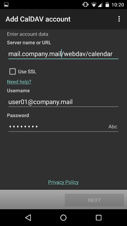 How to sync calendars and tasks using CalDAV Sync for Android devices - Knowledgebase - Thobson