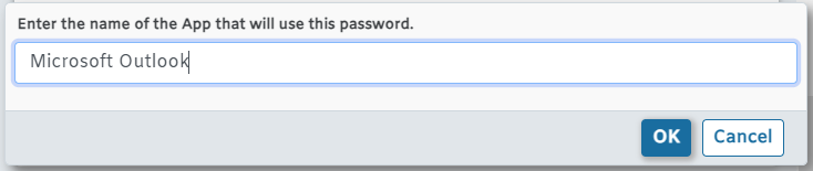 How to create App Passwords in Webmail