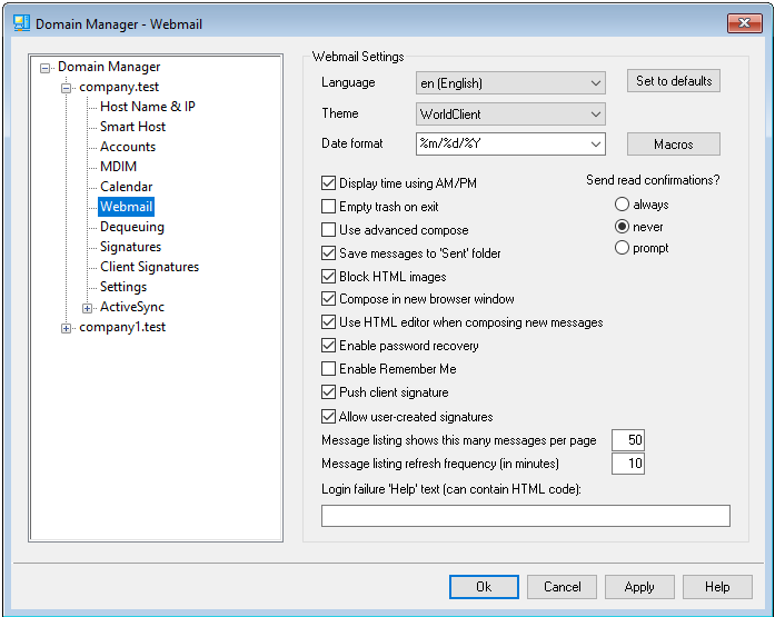 How to enable and setup Password Recovery in Webmail