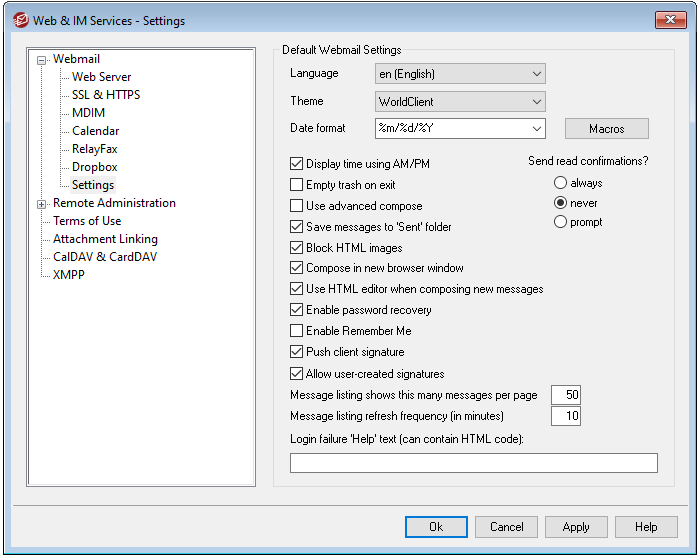 How to enable and setup Password Recovery in Webmail