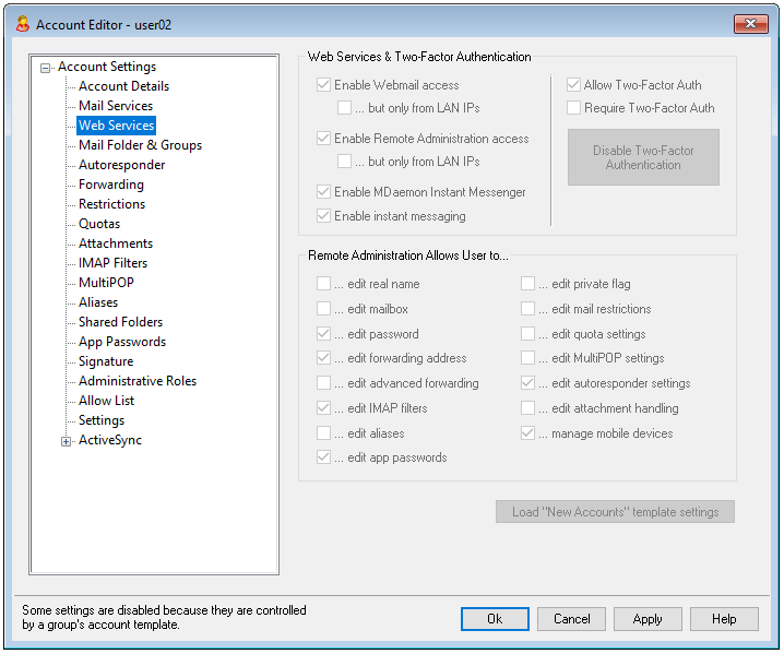How to create and configure Groups and Templates in MDaemon