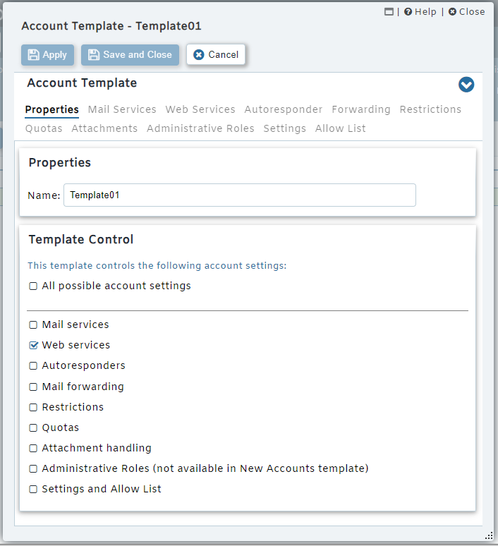How to create and configure Groups and Templates in MDaemon