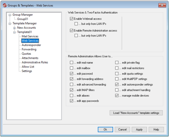 How to create and configure Groups and Templates in MDaemon