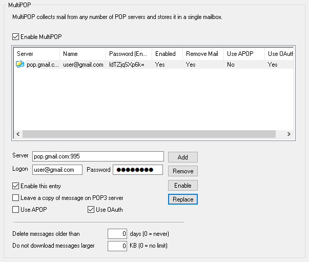 How to setup MultiPOP for use with Google using OAuth