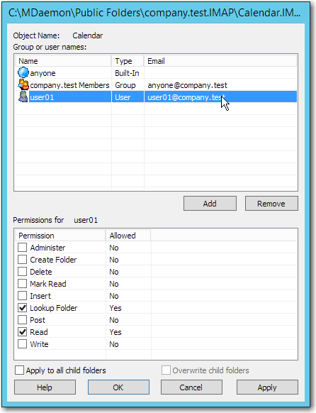 How do I create and edit user permissions for Public Folders?