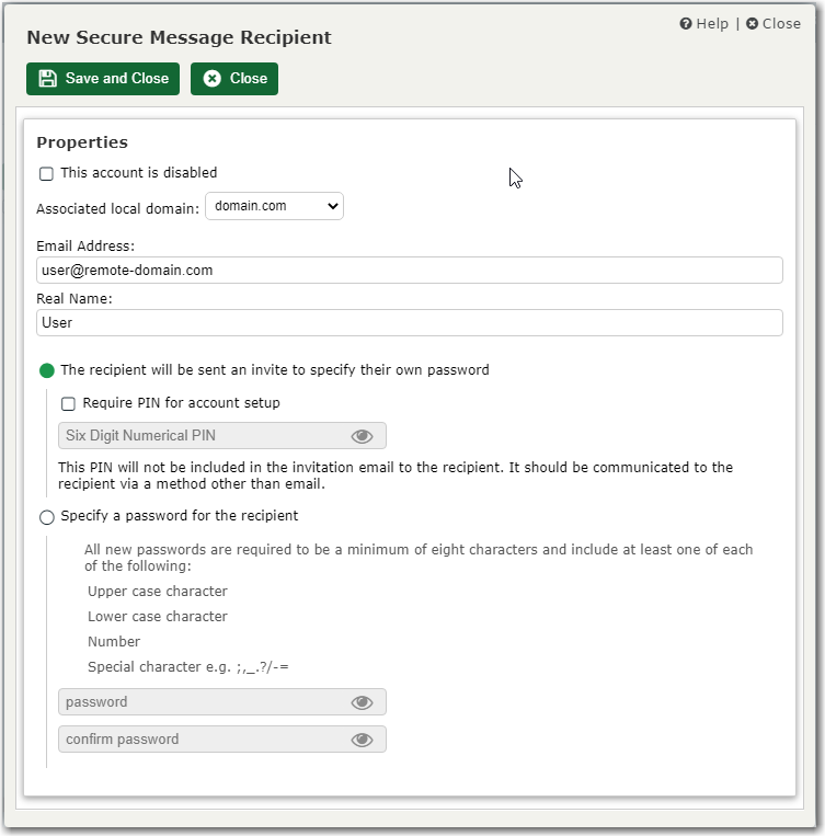 How to setup and use SecurityGateway's Secure Messaging feature to send secure messages