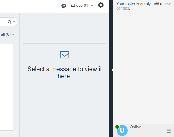 How to enable and use the instant messaging service in Webmail